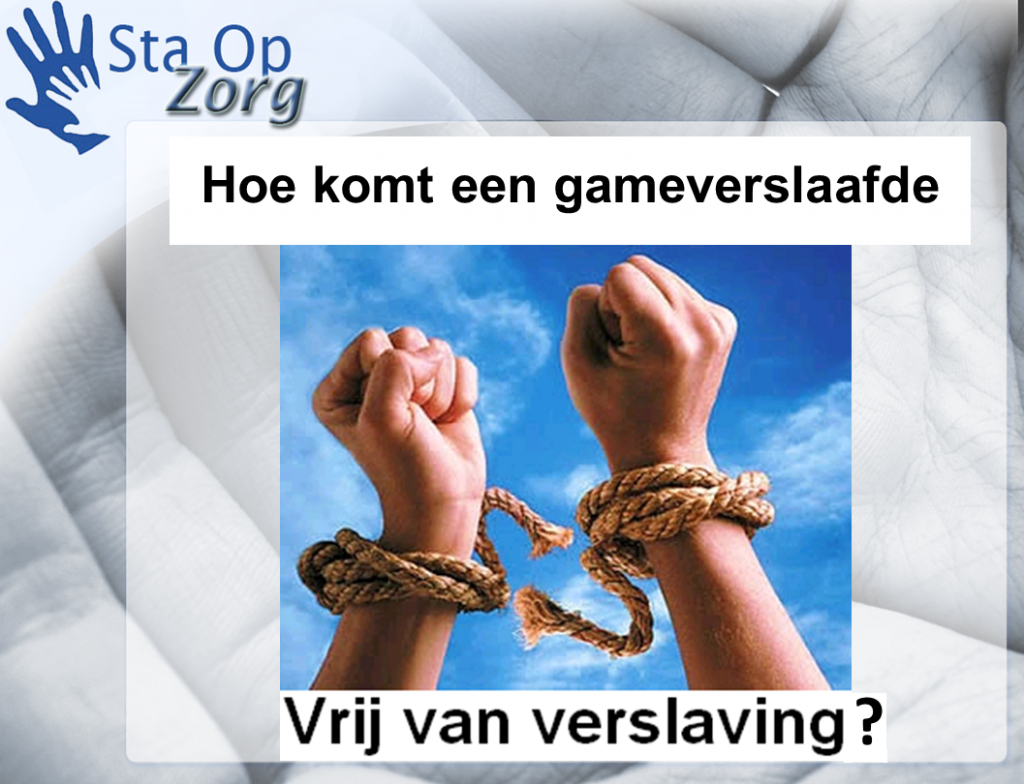 Gameverslaving presentatie en voorlichting Sta Op Zorg | Pastorale ...
